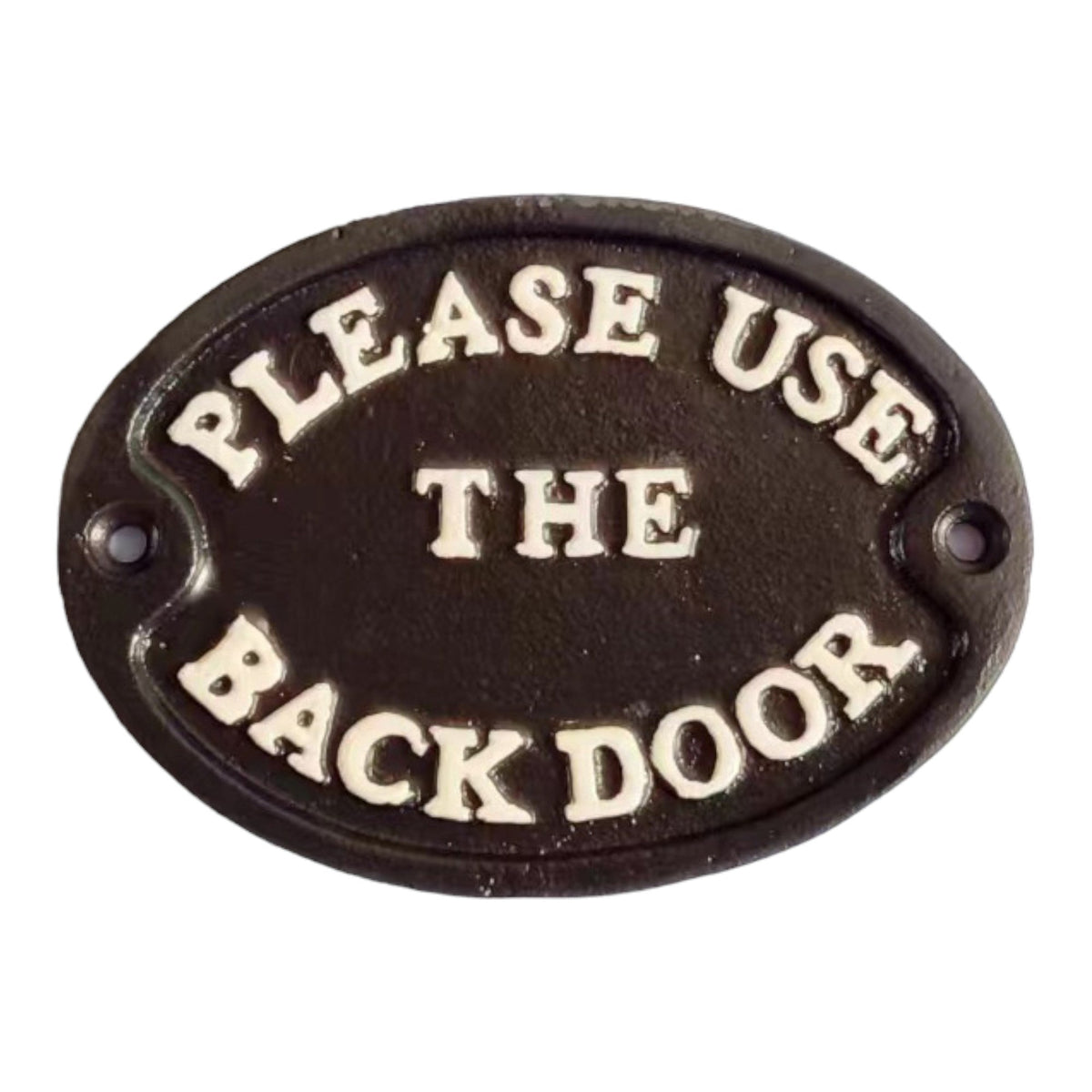 Please Use the Back Door Sign – The Door Store