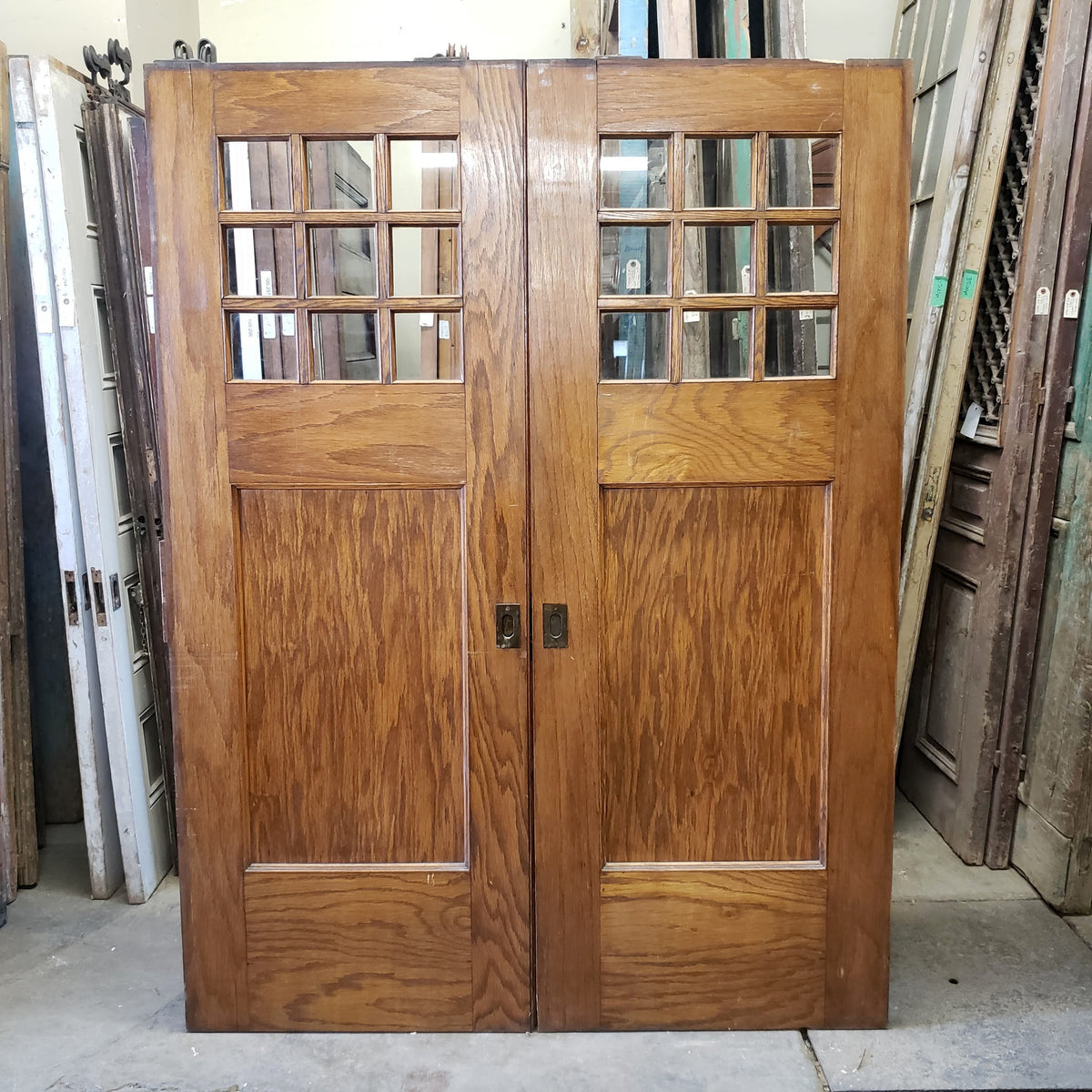 Pair Antique Sliding Pocket Doors (60" x 80") – The Door Store